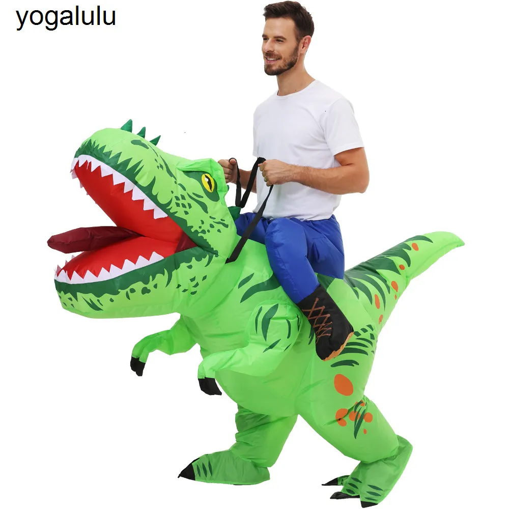 2024SS T Rex Dinosaur Cosplay Costume For Adults And Kids Inflatable ...