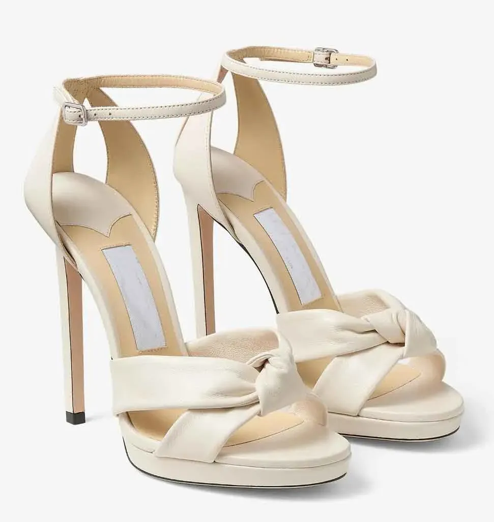 Luxury Platform High Heels for Women - Elegant Knotted Sandals, Perfect ...