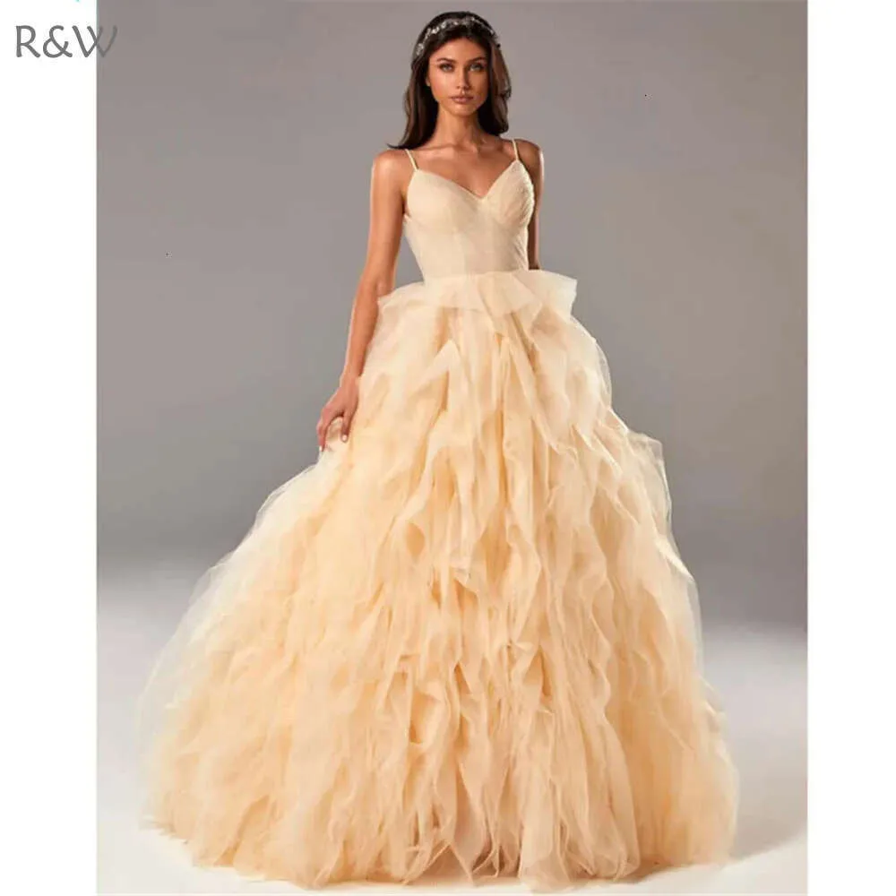 R&W New Prom Dress Mother Of The Bride Strap V Neck Wedding Guest Dress ...