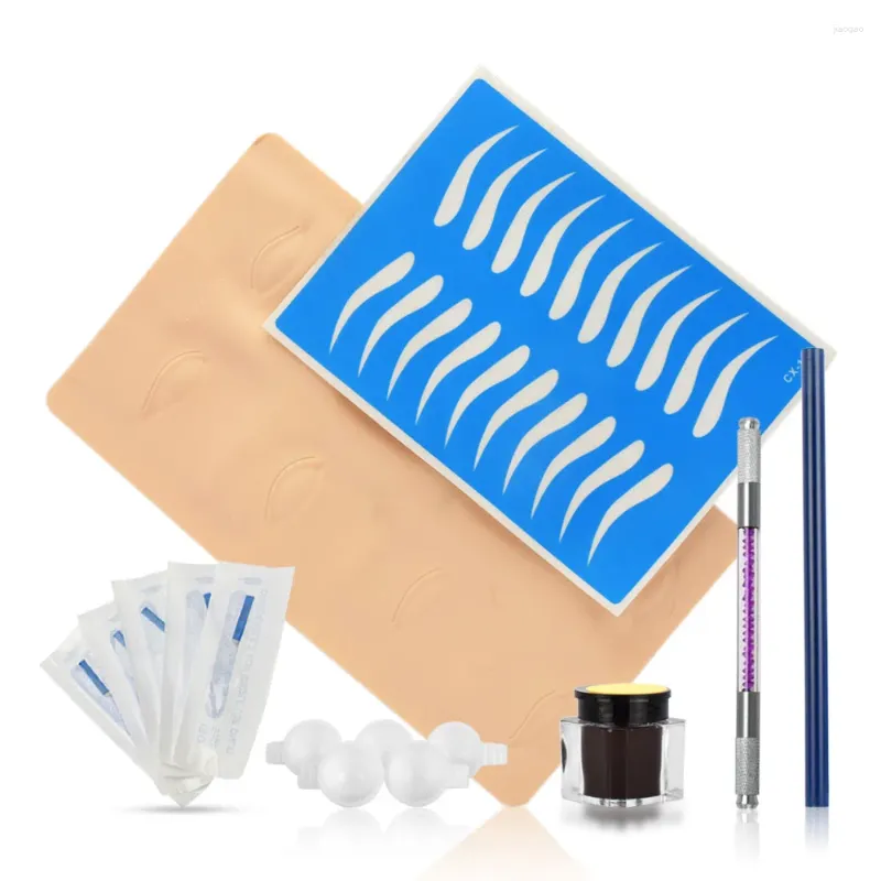 Microblading Kit for Beginners: Permanent Eyebrow Makeup Set with 3D ...