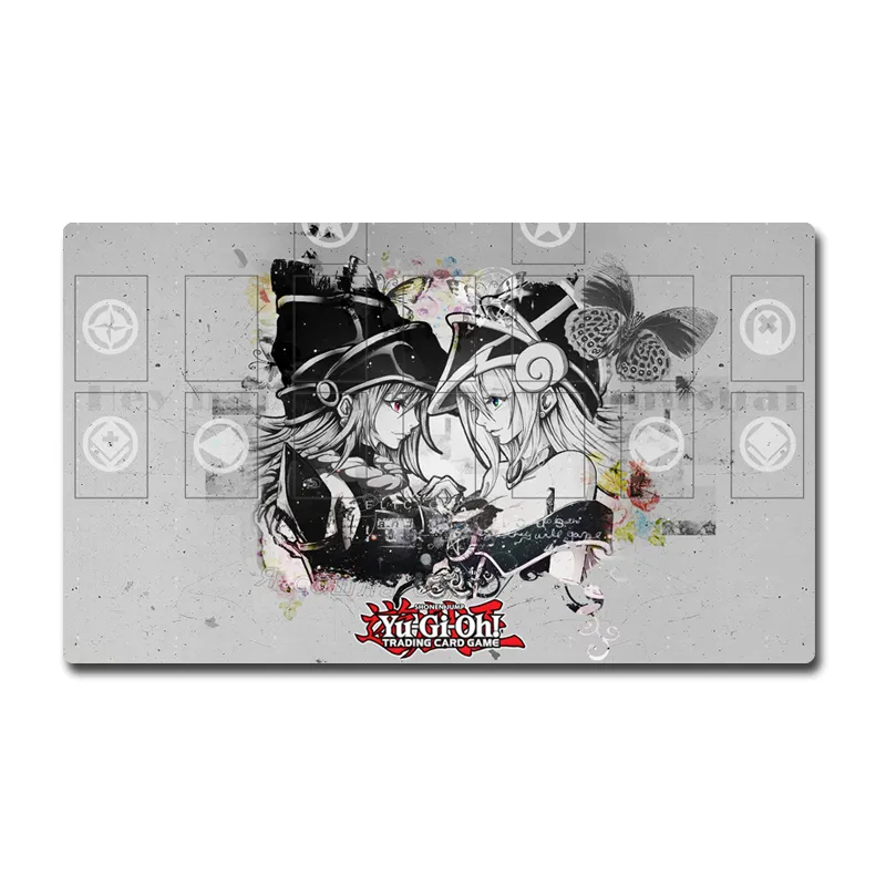YuGiOh Dark Magician Girl Anime Desk Pad Rubber Trading Card Game ...