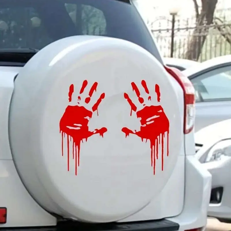 Halloween Skeleton Body Stickers Set Dripping Blood, Palm Bleeding, And ...