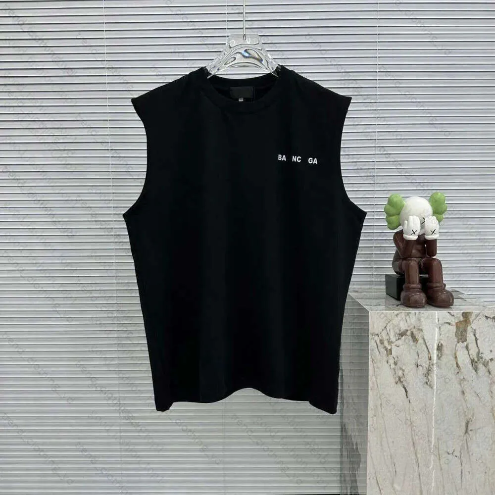 Paris 2024 Designer Men's Balencaga Puffer Crew Neck Vest Luxury Winter ...