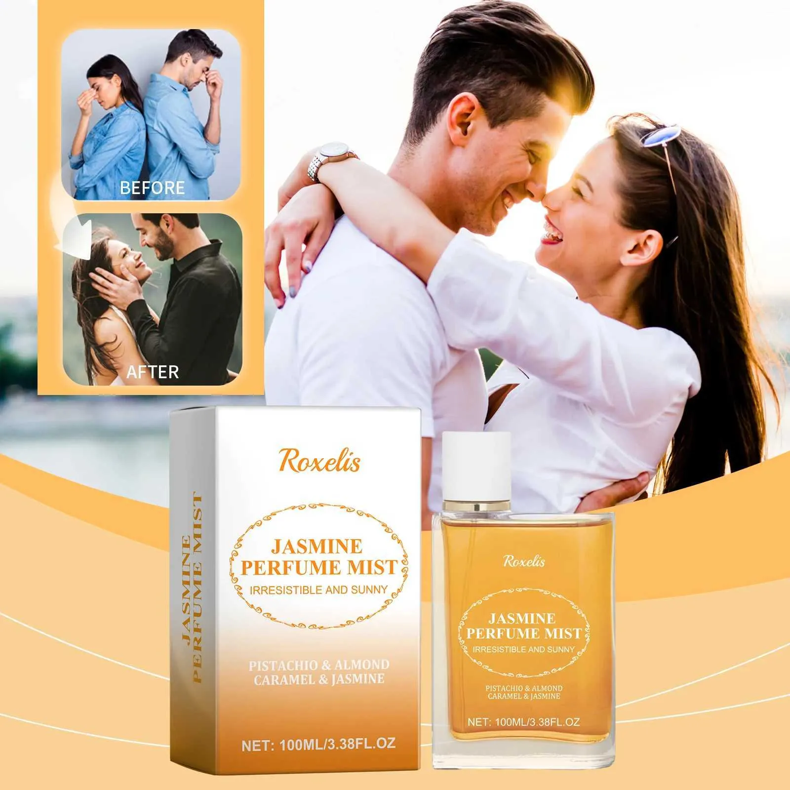 Roxelis 100ml EDP - Light & Natural Brazilian Jasmine Perfume for Women ...