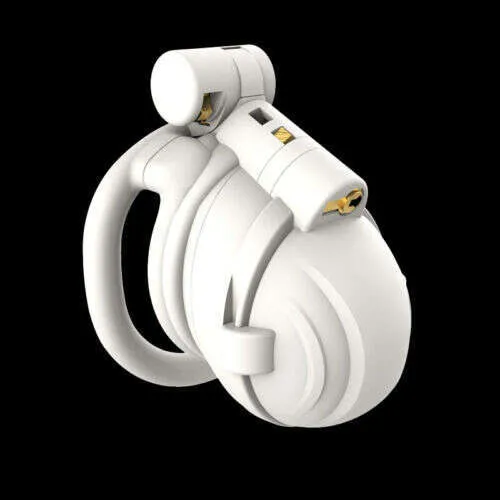 Chastity Device: Resin Male Chastity Cage With Double Lock And Fang ...