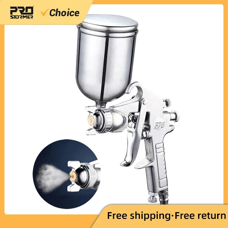 Spray Gun 400ML Pneumatic Professional Alloy Spray Atomizer Tool with ...