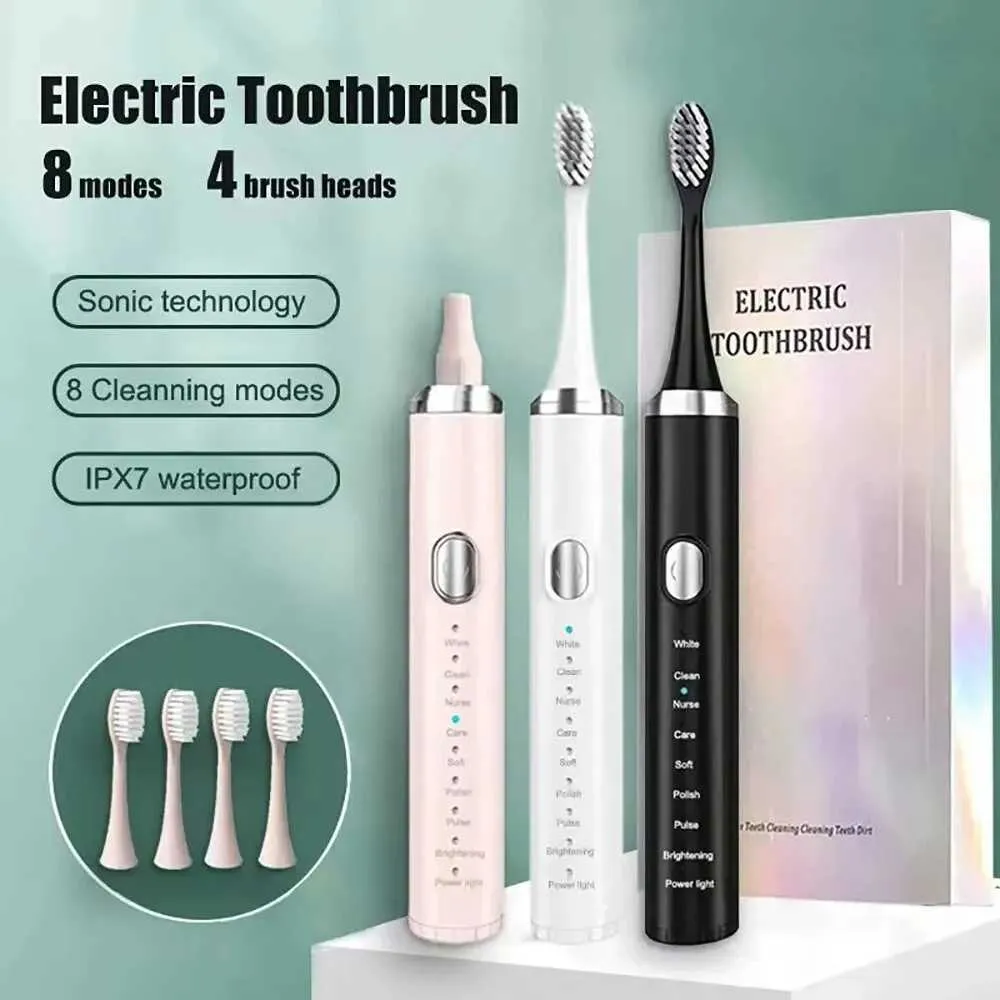 DHgate.com:Sonic Electric Toothbrush with 8 Speeds, Soft Bristles, USB ...