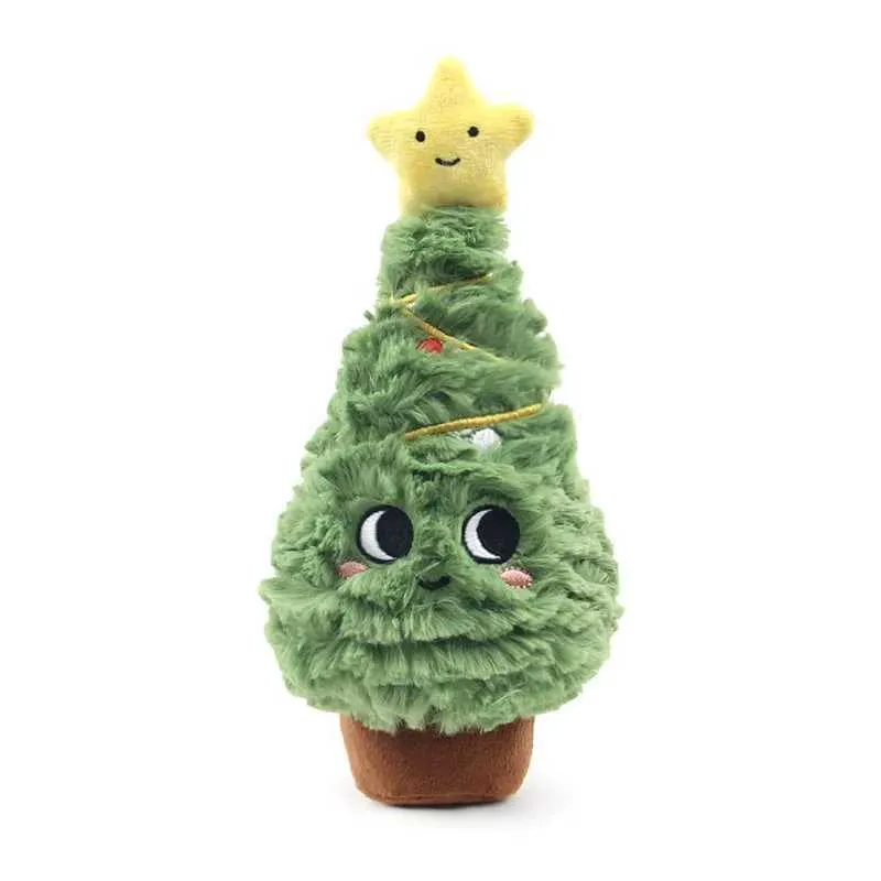 Smiling Plush Christmas Tree Doll - 22CM Soft Stuffed Toy, Festive ...
