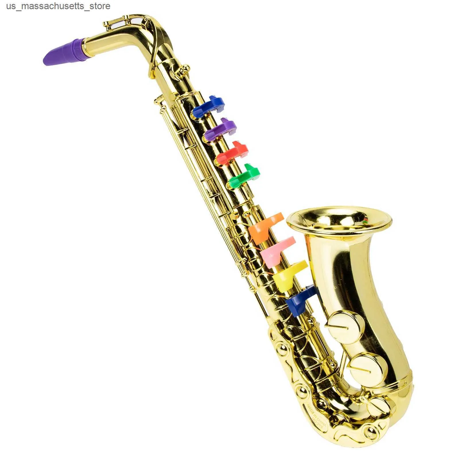 Electric Plastic Saxophone Toy for Kids with Key-Type Playing Method ...