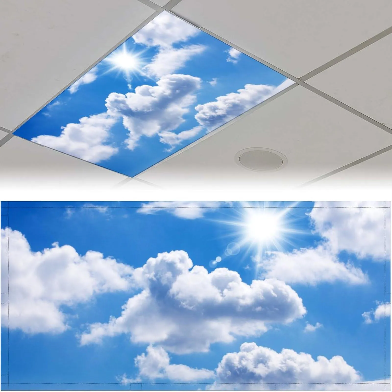 Fluorescent Light Filter Covers Magnetic Mount, 2x4 Feet, Ideal For ...