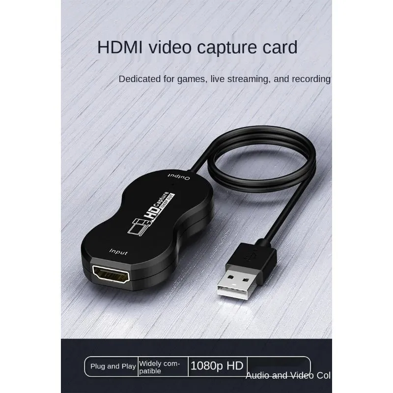 2024 Portable Easy To Cap USB2.0 Capture Card Audio Video Adapter VHS ...