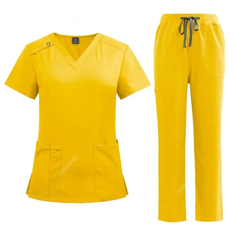 Medical Scrubs Unisex Operating Room Set Lightweight Hospital Workwear ...