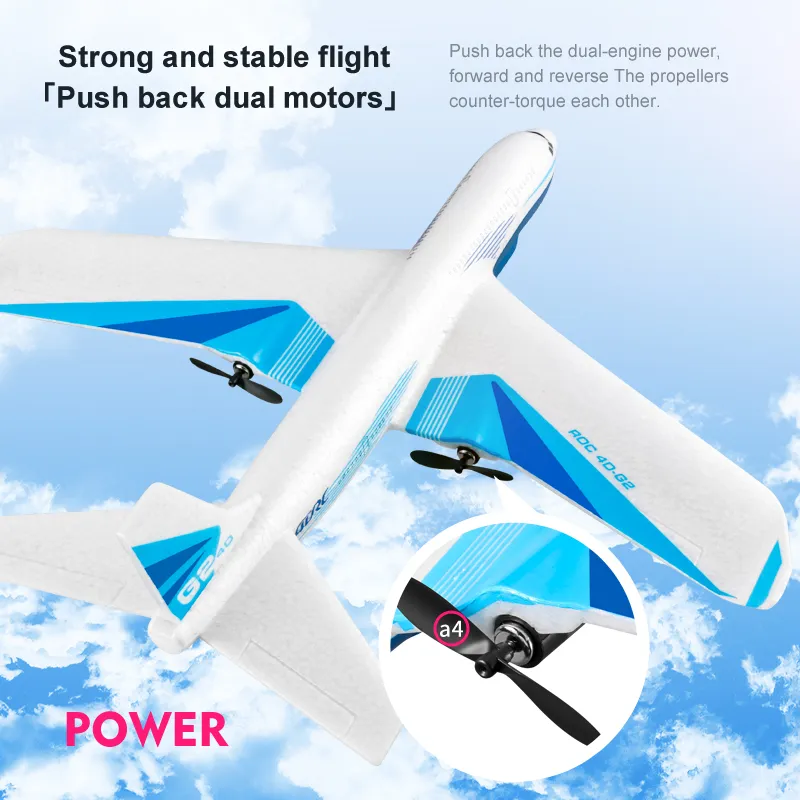 G2 Fixed Wing Glider Model Delta Wing Aircraft Toy Drone Remote ...