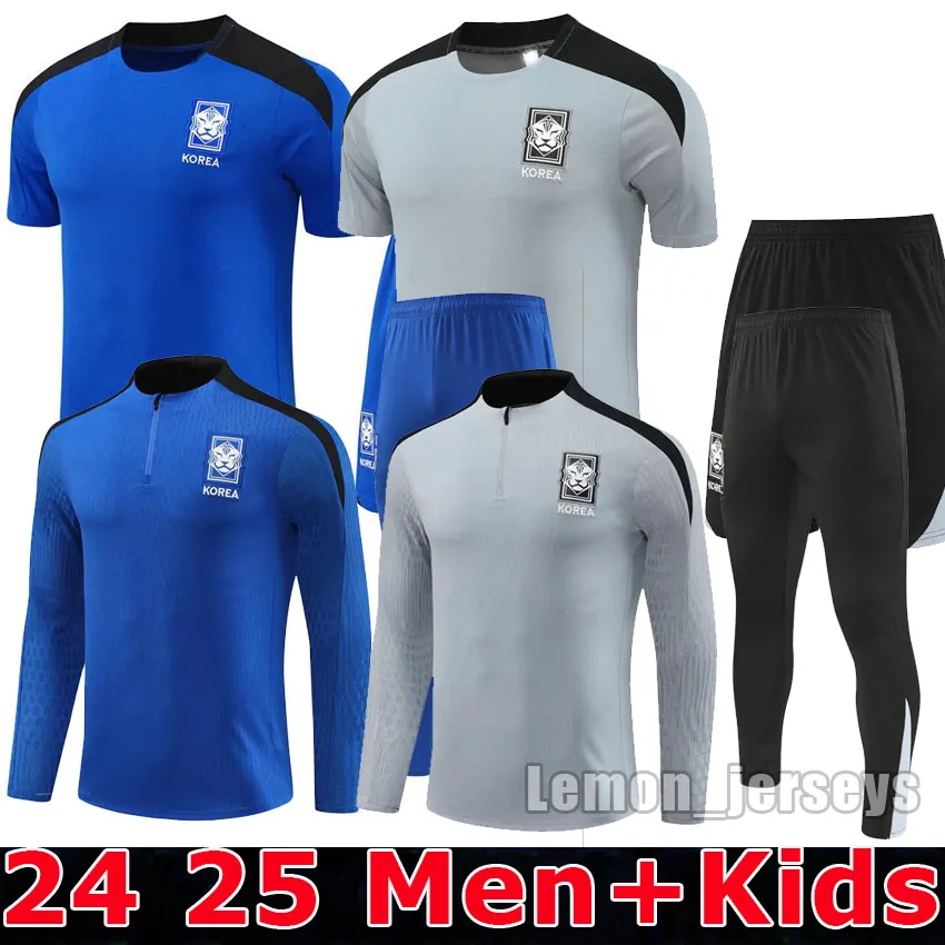 2024 2025 South Korea Football Tracksuit 24 25 H M SON GUESUNG MINJAE Long Sleeve Half Zip ...