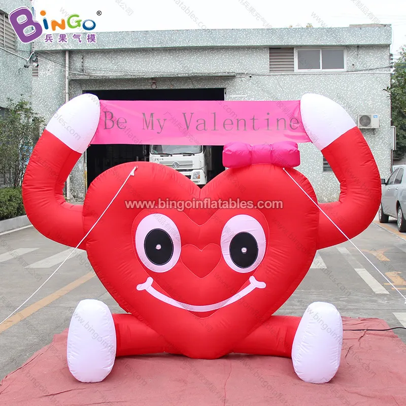 Wholesale Romantic Inflatable Ball Park Figure With Cute Heart Design ...