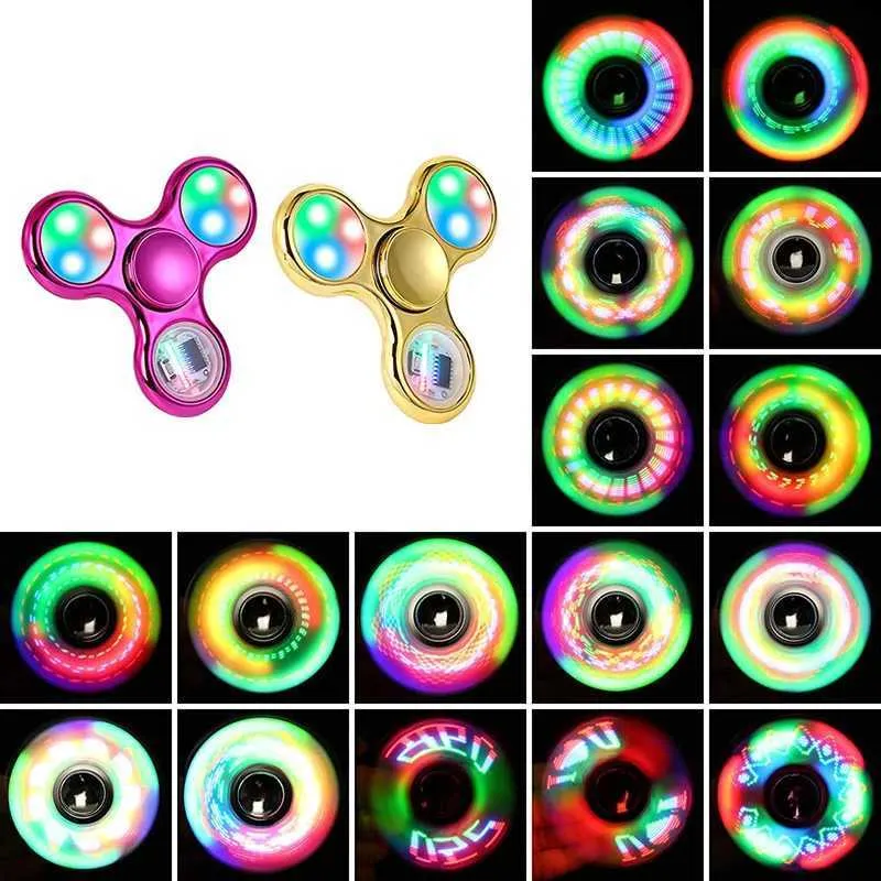 LED Light Up Spinner Toy: Creative Figet Spiner Hand Spinner Avec ...