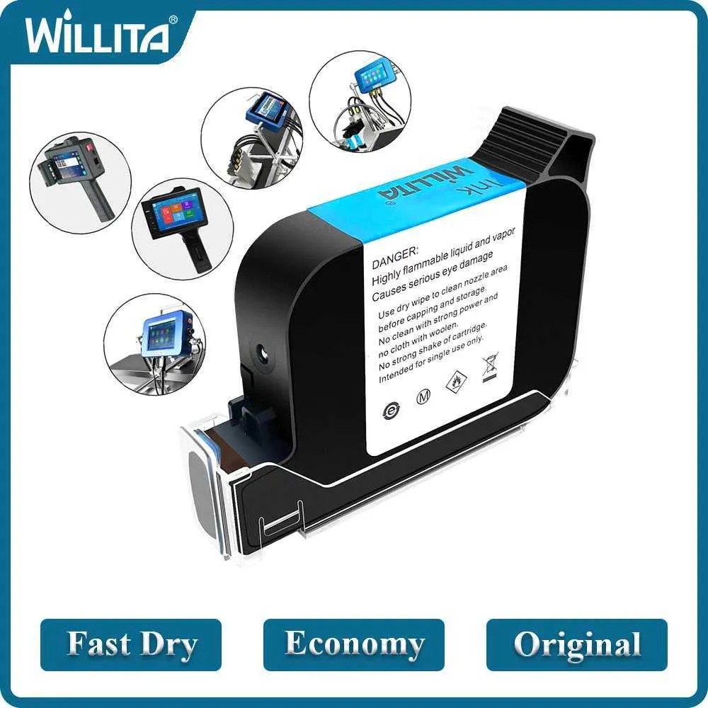 طابعات POS Willita Portable Handheld Inkjet Printer For Batch Barcodes UV QR Codes Textiles ...