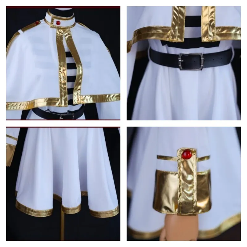 Anime Wigs Cosplay Aizen Sousuke Elf Ear Set Frieren Costume Wig Shoes ...