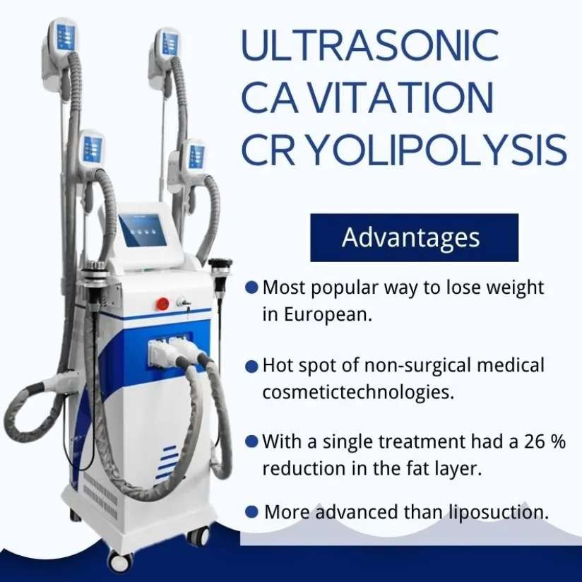 Professional Fat Freeze Machine for Body Slimming - 4 Cryo Handles ...