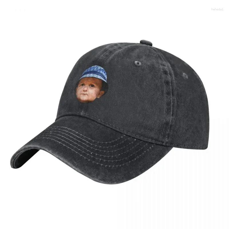 Hasbulla Magomedov Aesthetic Man Washed Trucker Denim Baseball Cap With ...