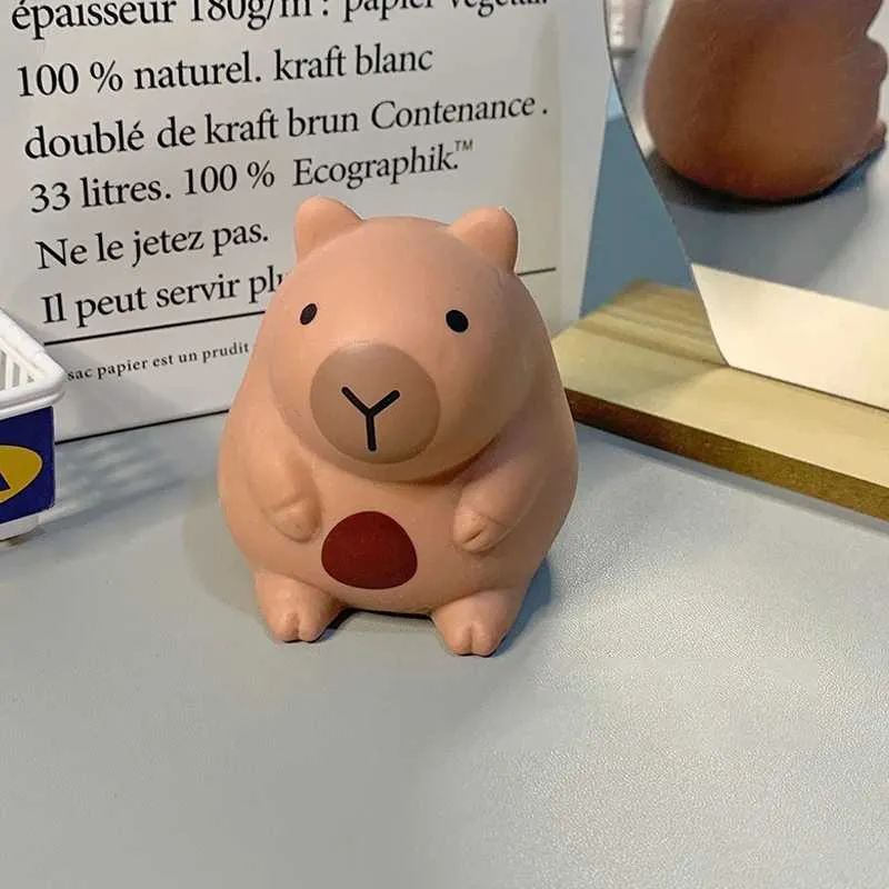 Cute Capybara Mochi Squishy Toy Slow Rebound Stress Relief Hand Squeeze ...