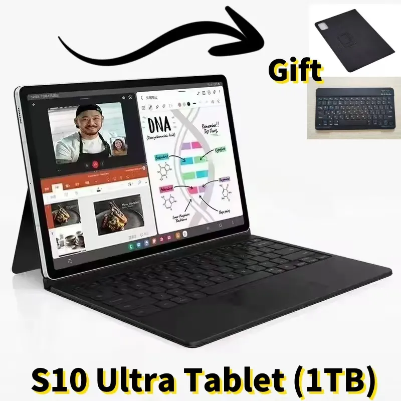 S10 Ultra 11-inch Android tablet with dual webcams 512GB storage and ...