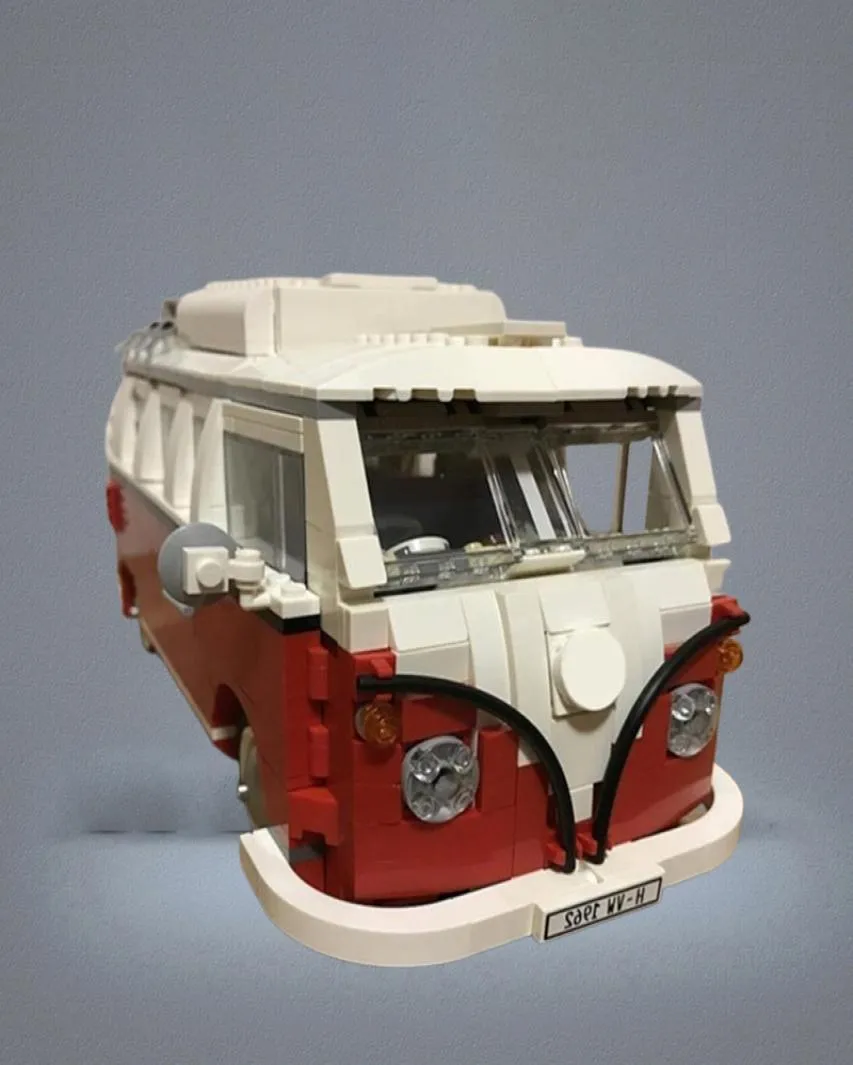 T1 Block Camper Van Classic Bus Model Building Cobi Blocks Creator ...