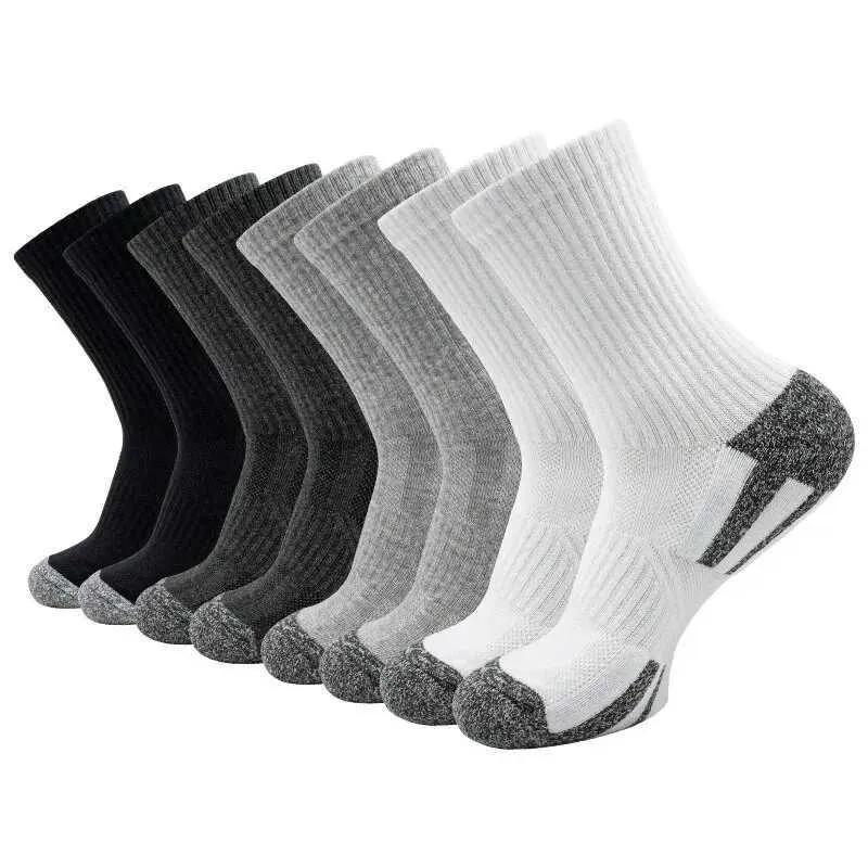 Men's Sports Socks Cushioned Running Socks Breathable Outdoor Sports ...