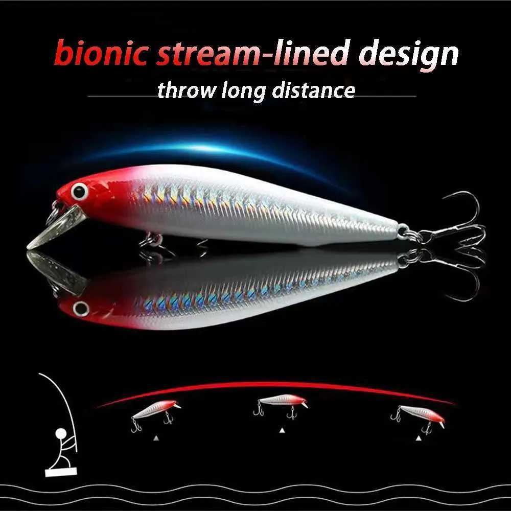 Premium Sink Minnow Lure: 5-14g, Gravity Balance, Slow Diving - Perfect ...