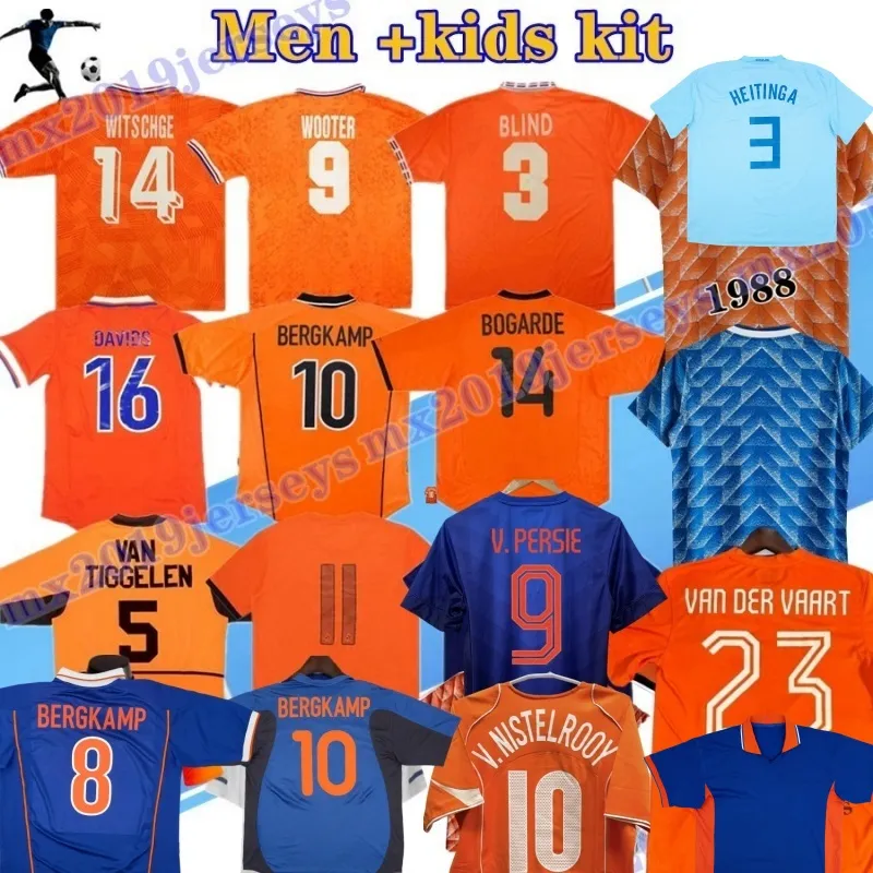 Retro Soccer Jerseys Classic 1988 2008 Holland Football Shirts: Van ...