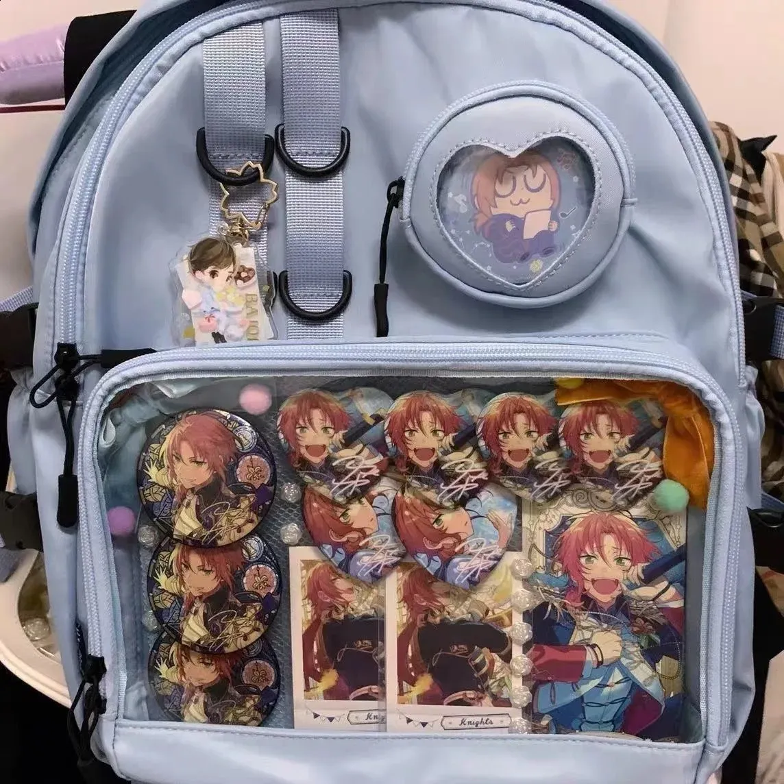 Kawaii Transparent Itabag Backpack - Collage Style School Bag for Girls ...