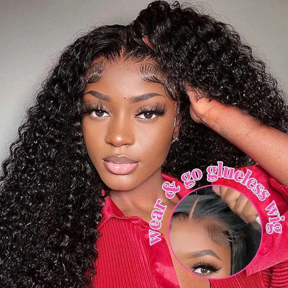 30 Inch Water Wave Wig: 250% Density Brazilian Loose Deep Curly ...