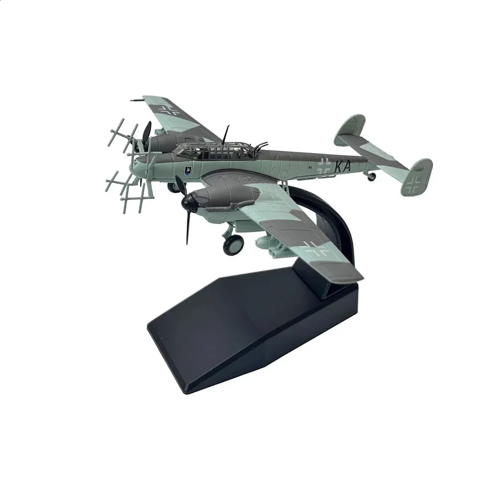 German Messerschmitt BF110 Fighter Jet Diecast Metal Model 1:100 Scale ...