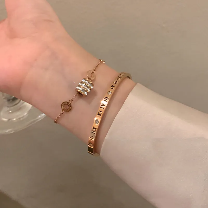 Elegant 18K Gold Plated Diamond Charm Bracelet for Women from Dhgate ...