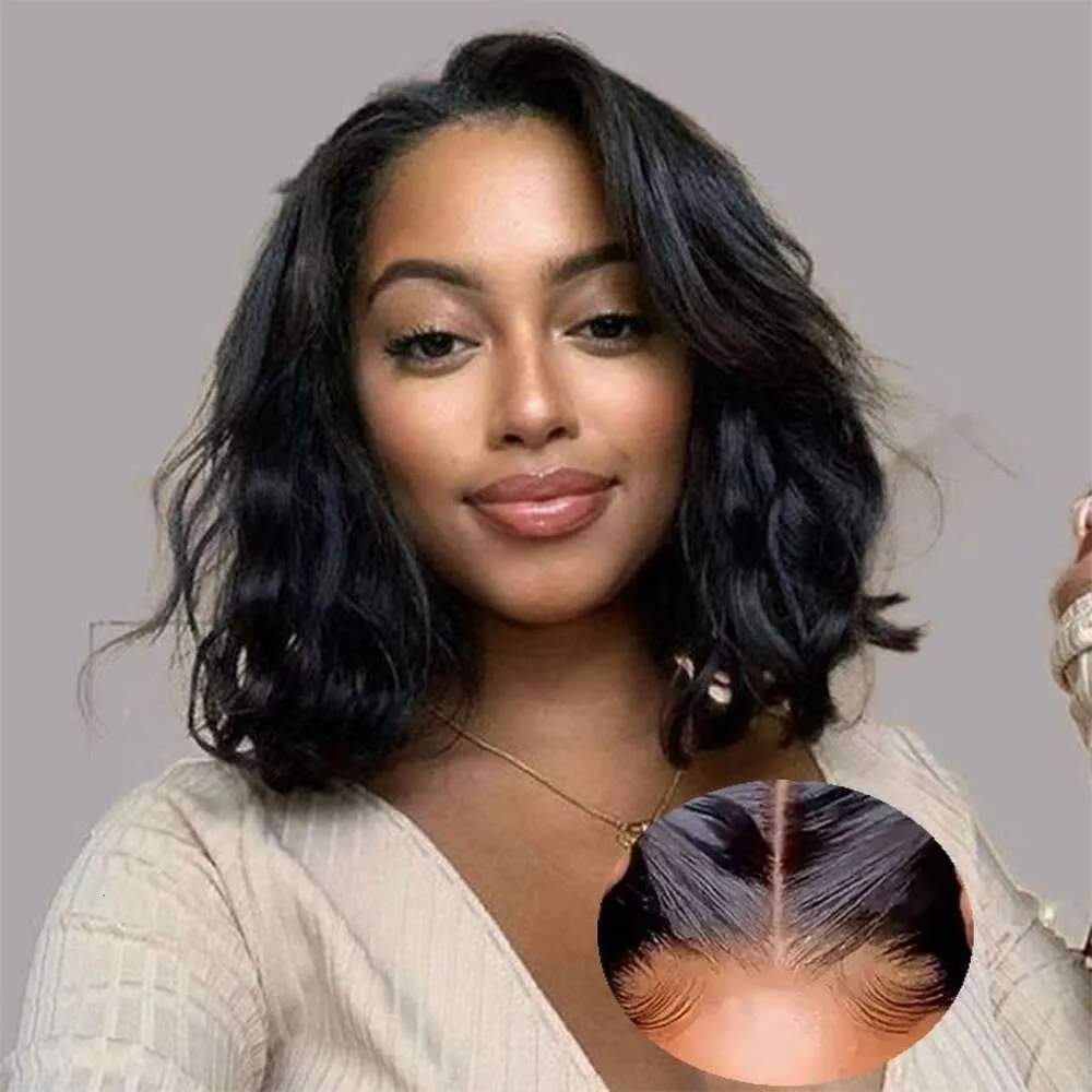 16 Inch Body Wave Brazilian Human Hair 13x4 HD Lace Front Wig, Natural ...