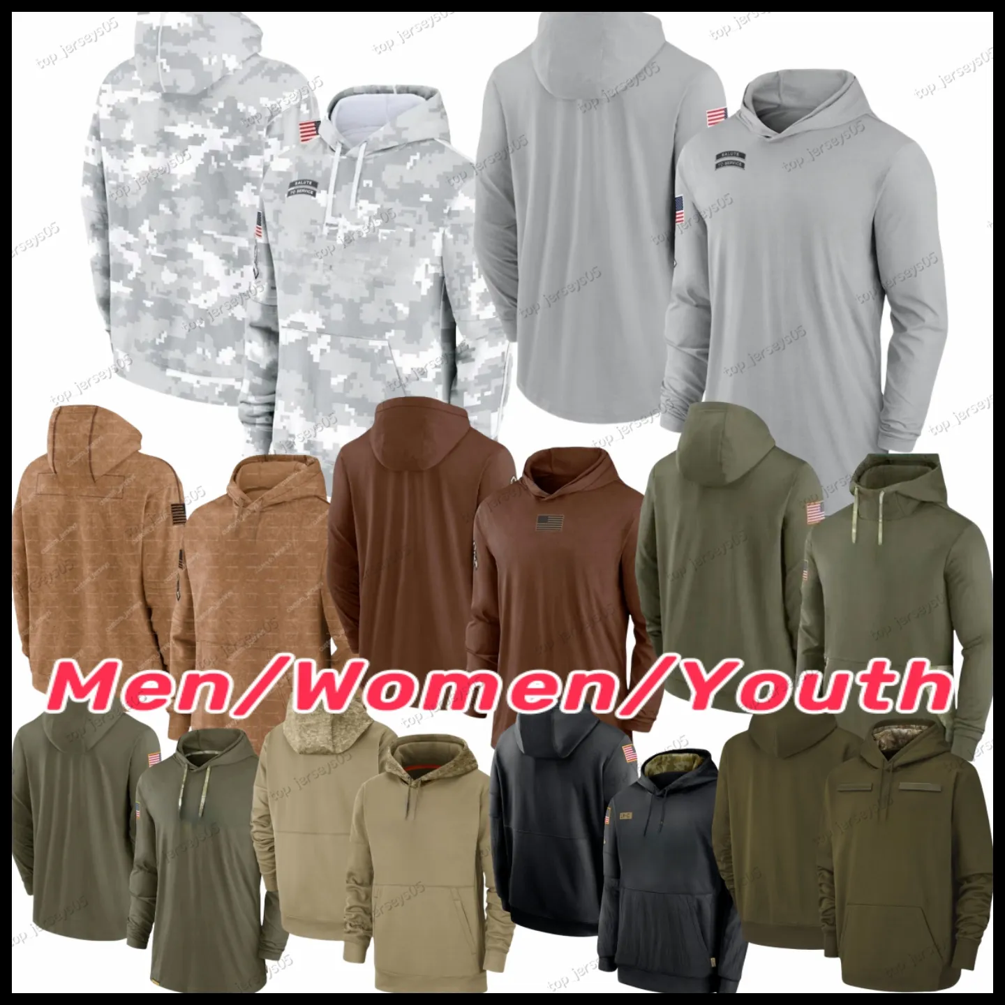 DHgate.com:Salute to Service Club Fleece Pullover Hoodies: Your Team ...