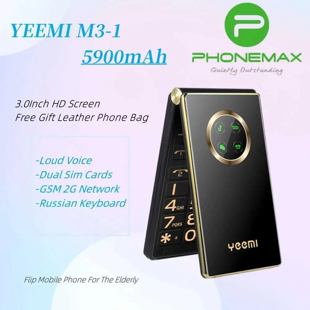 Easy-to-Use GSM Flip Phone with Large Battery - 2.8 Screen, Dual SIM ...