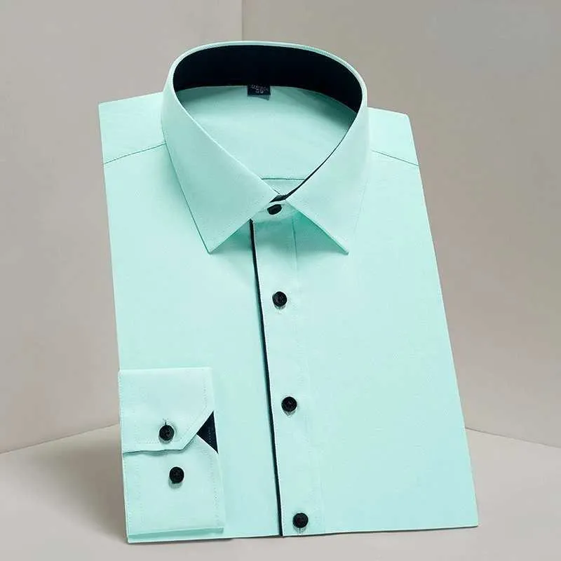 8XL Solid Color Long Sleeve Shirt: Classic Fit, Premium Quality. Shop ...