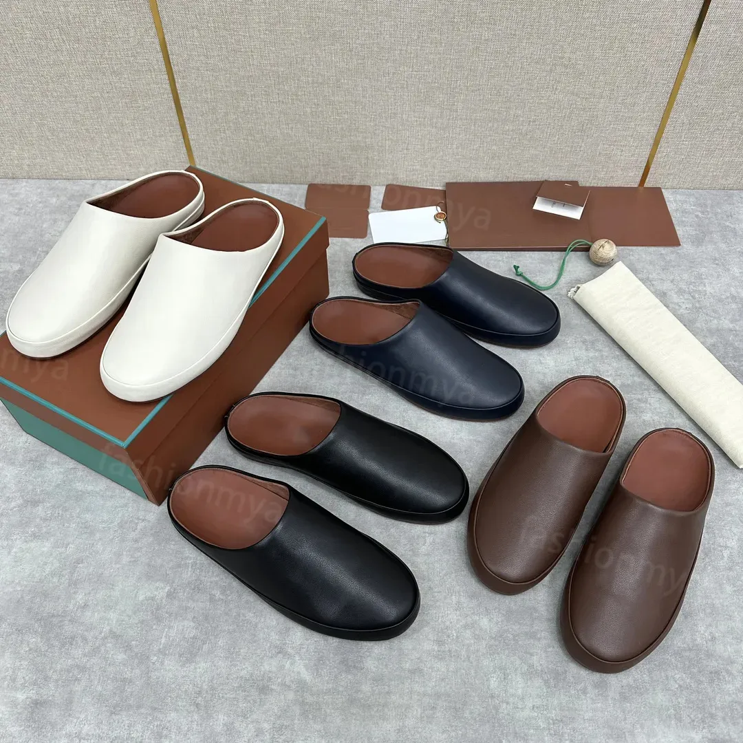 Sabot Loafers Designer Slipper Suede Leather Men... From Fashionmya ...