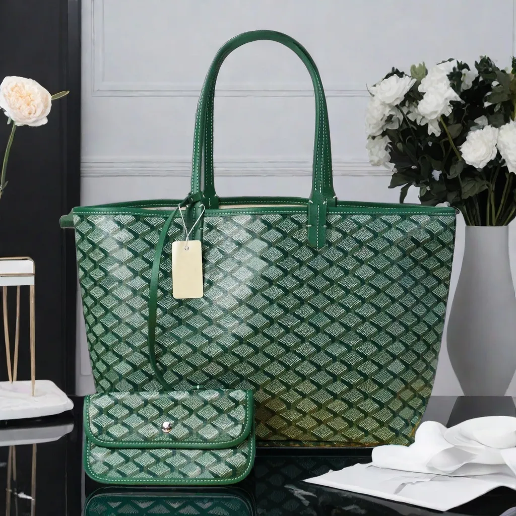 Designer Leather Tote Bag For Women Large Capacity Shoulder Handbag ...