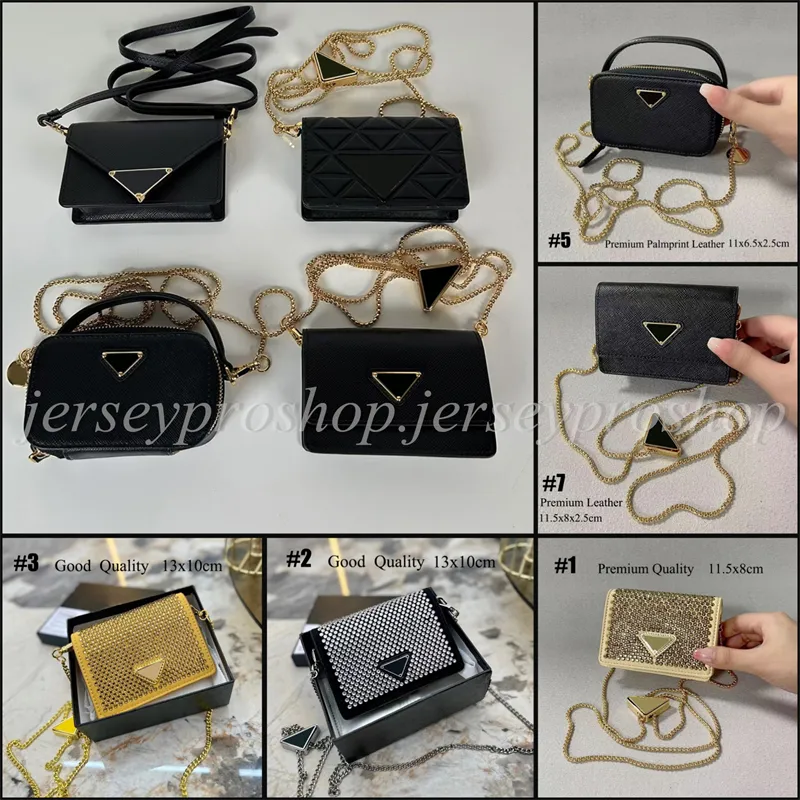 Premium Diamond Mini Evening Bag - Fashionable Chain Flap Shoulder Bag ...