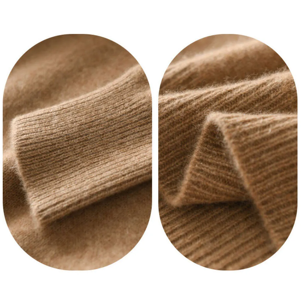 Camel Color Sweatshirt - Casual Hooded Knit Hoodie with Drawstring ...