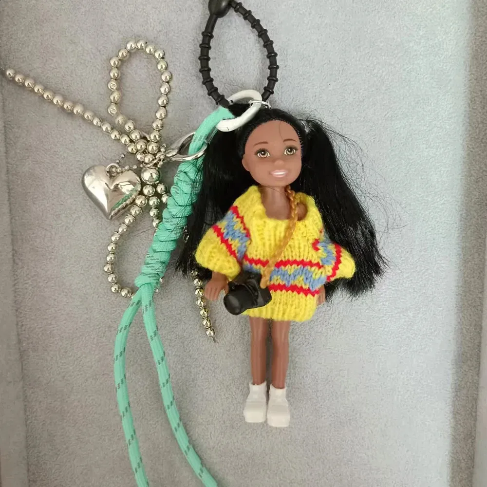 Doll Pendant Hanging Decoration Diy Changing Clothes Car Key Ring Cute ...