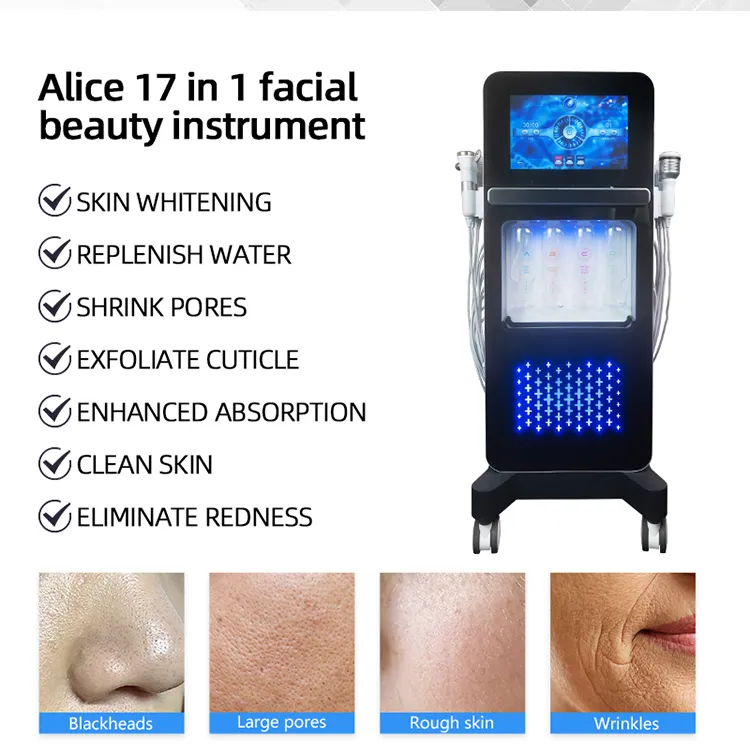New Alice 17-in-1 Hydra Dermabrasion Facial Instrument: Shrink Pores ...