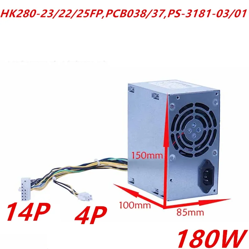 DHgate.com:180W Laptop Power Supply for M6300, 75, 6800, 5050, 4900, TS140 - 14Pin, HK280-22FP ...