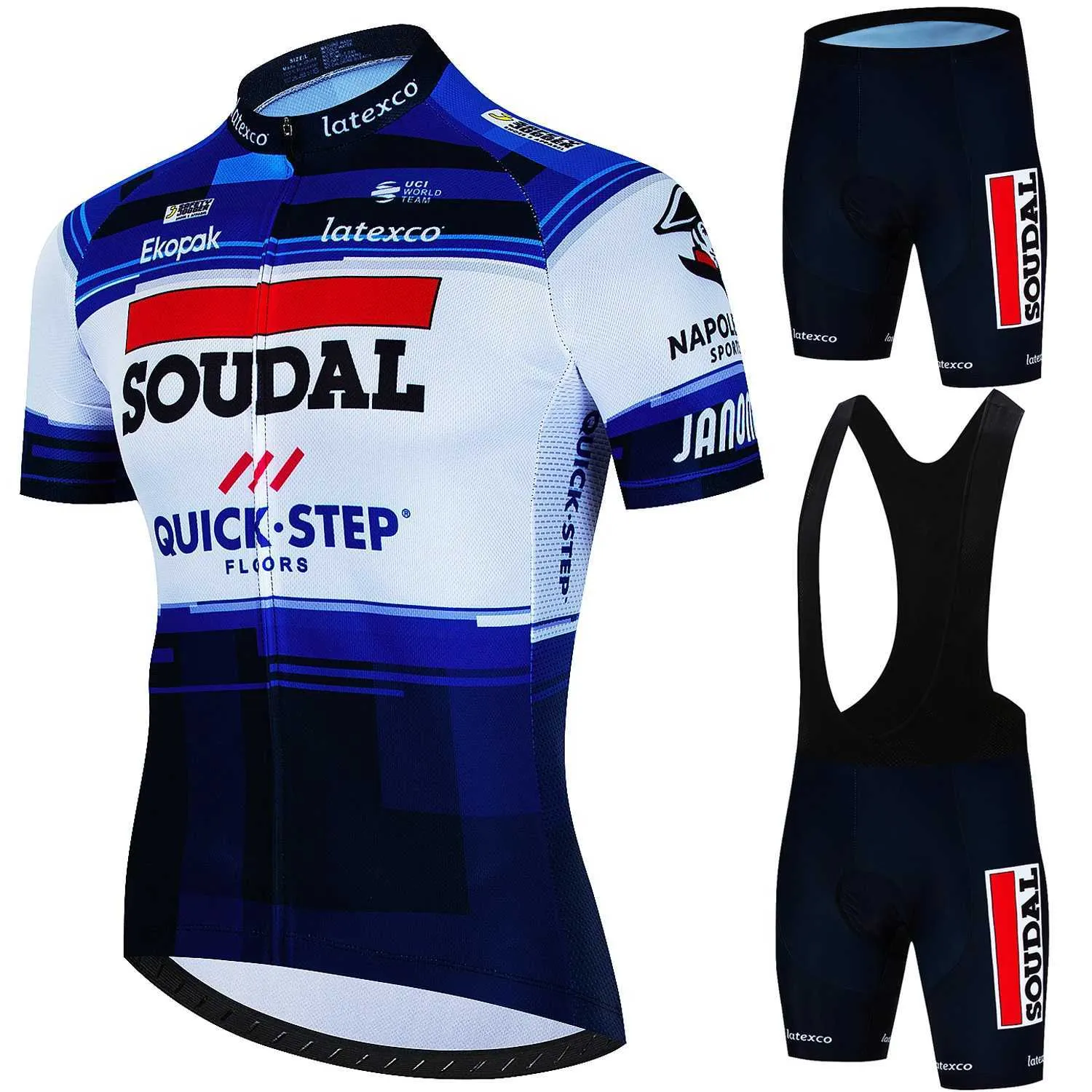 Men's Cycling Suit - Quick-Drying MTB Bike Jersey & Padded Pants Set ...