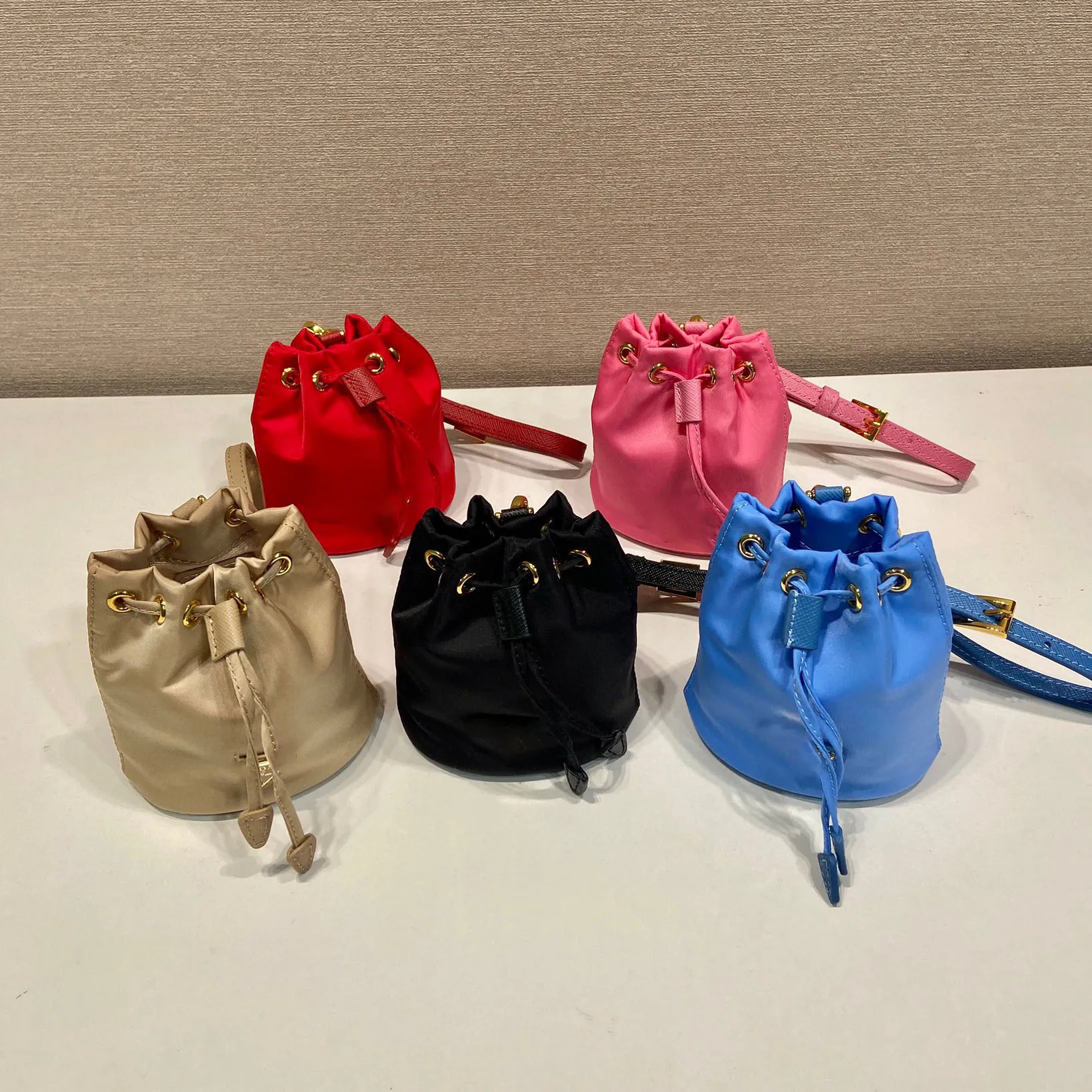 DHgate.com:Mini Nylon Bucket Bag - Re-Edition Inspired Shoulder Bag ...