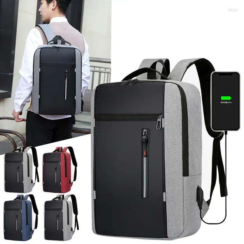 DHgate.com:Men Business Backpack, Stylish Mens Leather Laptop Backpack ...