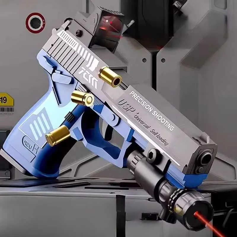 USP Shell Spray Pistol With Laser Sight Continuous Shooting Air Gun ...