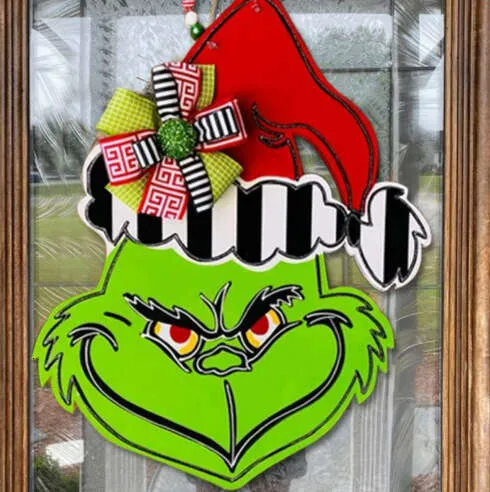 New Christmas Ornaments Cartoon House Numbers Grinch... From ...